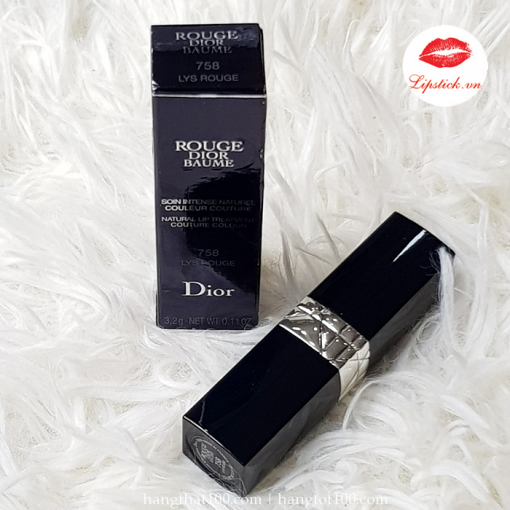 Son Dior Rouge 758 Lys - Đỏ Tươi Đẹp Nhất Dòng Rouge Baume