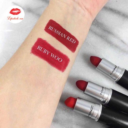 Son MAC Ruby Woo 707 Màu Đỏ Cổ Điển - Đẹp Nhất Dòng Retro Matte
