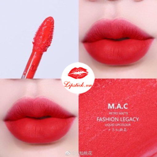 Son Kem MAC Fashion Legacy Đỏ Cam - Retro Matte Liquid Lipcolour Son Kem MAC Fashion Legacy Đỏ Cam - Retro Matte Liquid Lipcolour
