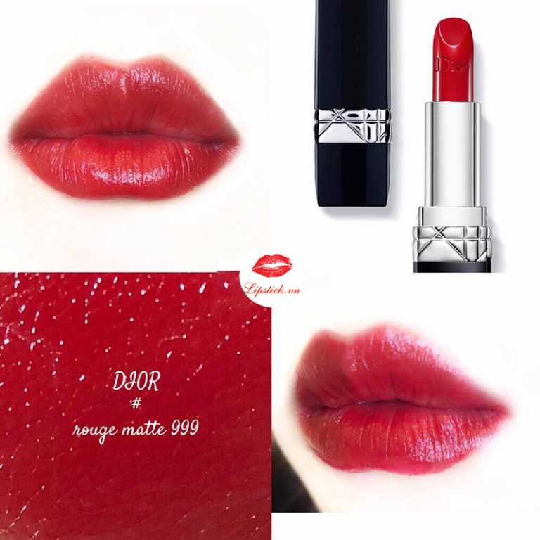 Son Dior 999 Matte - Đỏ Tươi Đẹp Nhất Dòng From Satin To Matte