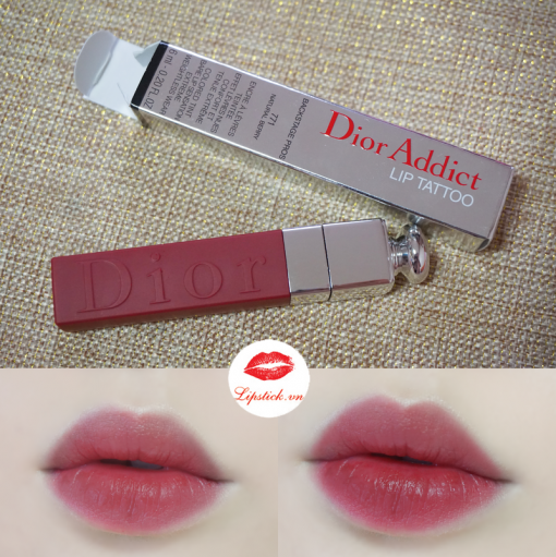 Son Dior Tattoo 771 Natural Berry - Đỏ Berry Đẹp Nhất Lip Tattoo