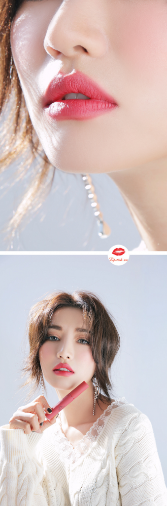 Review Son 3CE Velvet Lip Tint Pink Break Màu Hồng Đào | Lipstick