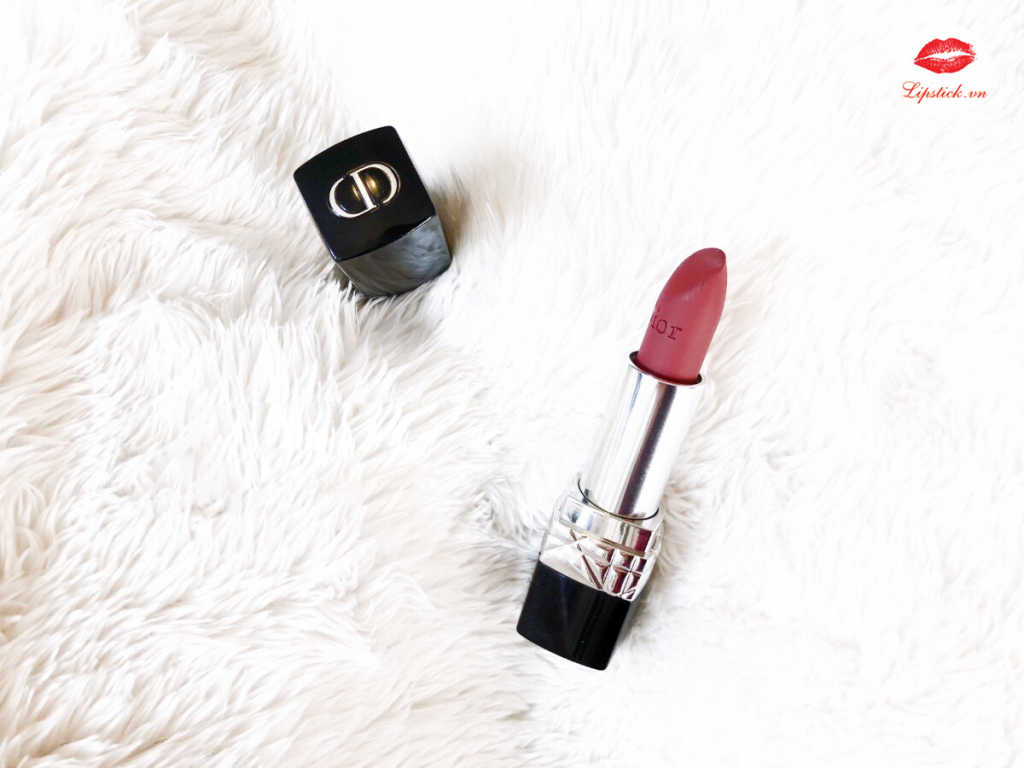 Review Son Dior 745 Terrific Matte Màu Đỏ Gỗ Thời Thượng