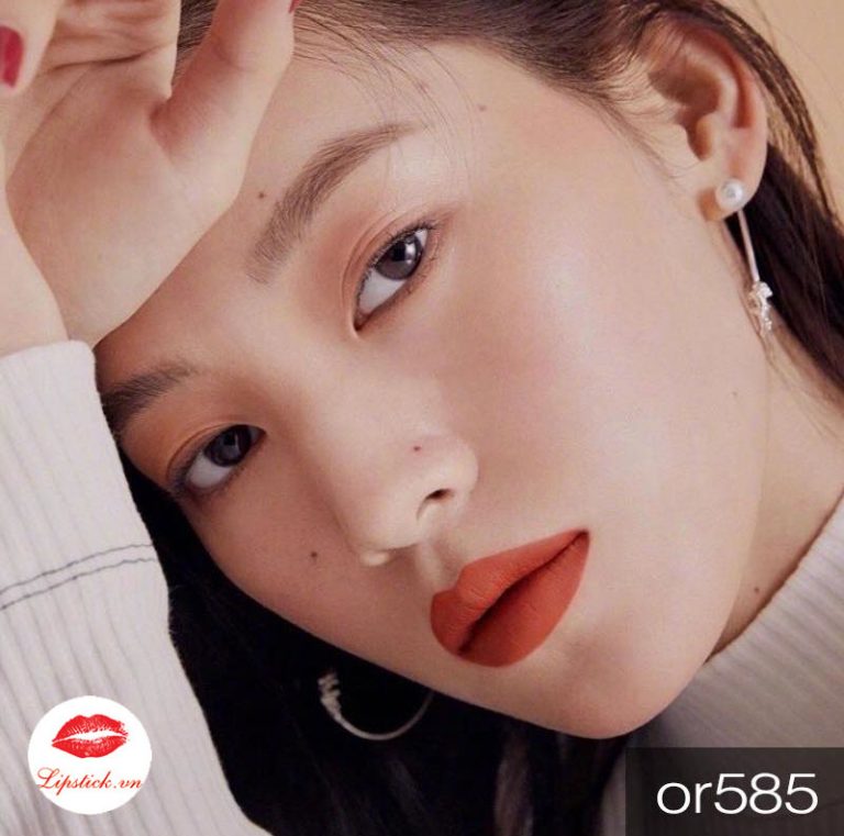 Review Son Shu 585 – Shu Uemura M OR 585 - Cam Cháy Trendy Số 1