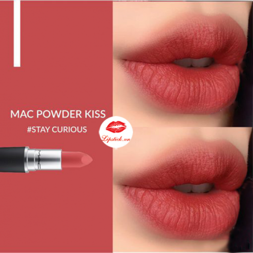 [Review] Son MAC Stay Curious 923 Cam Đất Ánh Đỏ | Lipstick.vn