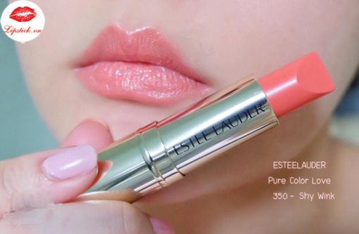 Son Estee Lauder 350 Sly Wink Màu Hồng Cam Sữa Ánh Ngọc Trai