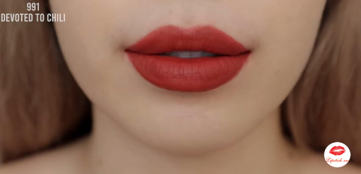 Son MAC 991 Devoted To Chili Đỏ Đất - Kem Lì Hot Nhất Powder Kiss