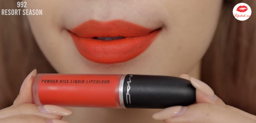 Son MAC 992 Resort Season Cam Neon - Ngọt Lịm Kem Lì Powder Kiss