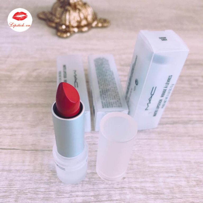 Review Son MAC Sugar Dada Đỏ Gạch Dòng Loud And Clear