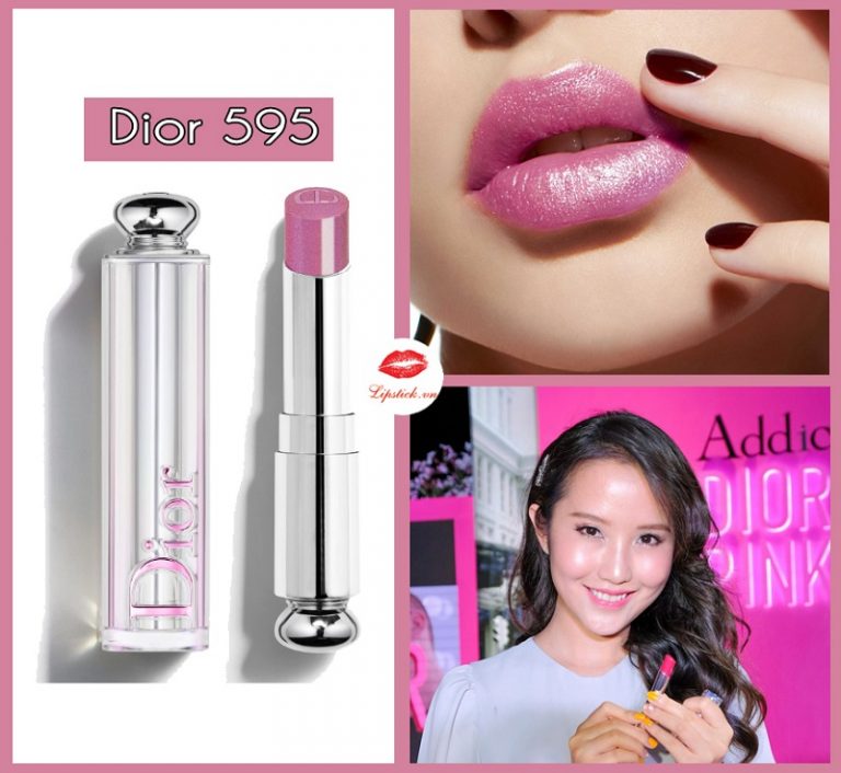 Son Dior 595 Diorstellaire Hồng Tím - Dior Addict Stellar Shine