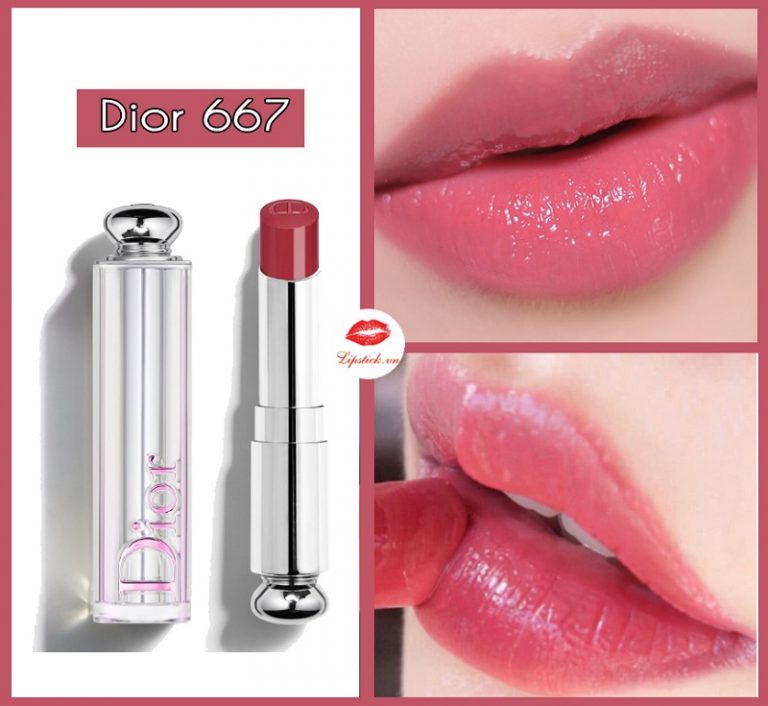 Son Dior 667 Pink Meteor Hồng Đất - Dior Addict Stellar Shine