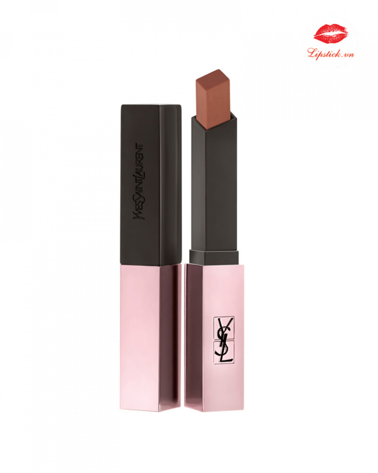 Review Son YSL Slim 202 – Đỏ Đất Đỉnh Nhất The Slim Glow Matte