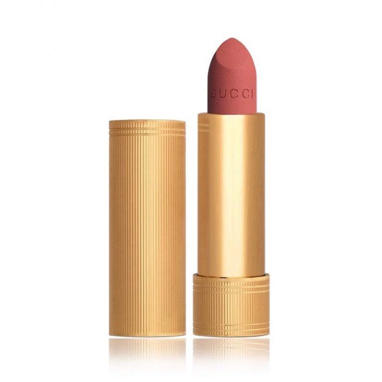 Son Gucci 305 Ruby Firelight - Hồng Cam Đất Hot Nhất Dòng Gucci Matte