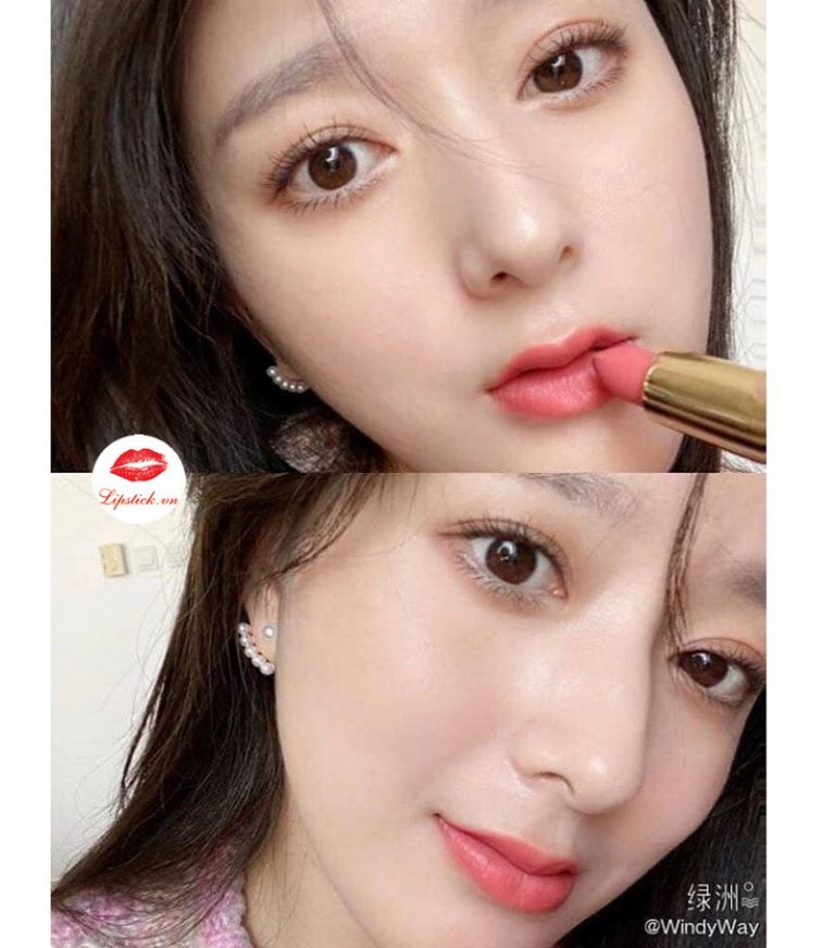 Son Gucci 305 Ruby Firelight - Hồng Cam Đất Hot Nhất Dòng Gucci Matte