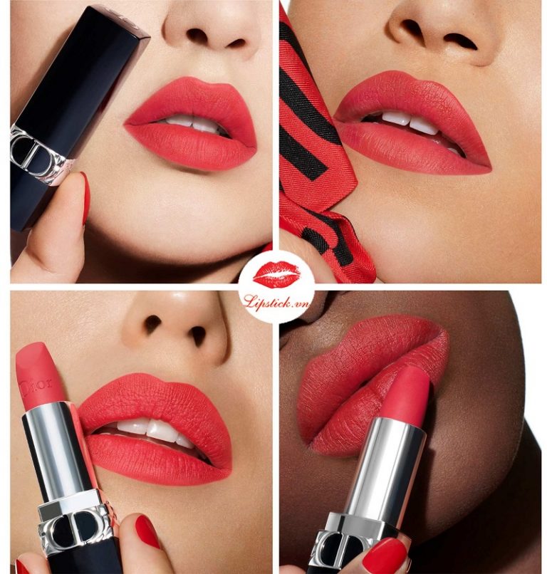 Son Dior 771 Radiant – Hồng San Hô MỚI NHẤT Dòng Dior Rouge Matte
