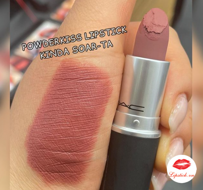 Son MAC 932 Kinda Soar-ta Hồng Nâu Đất Mê Nhất Powder Kiss
