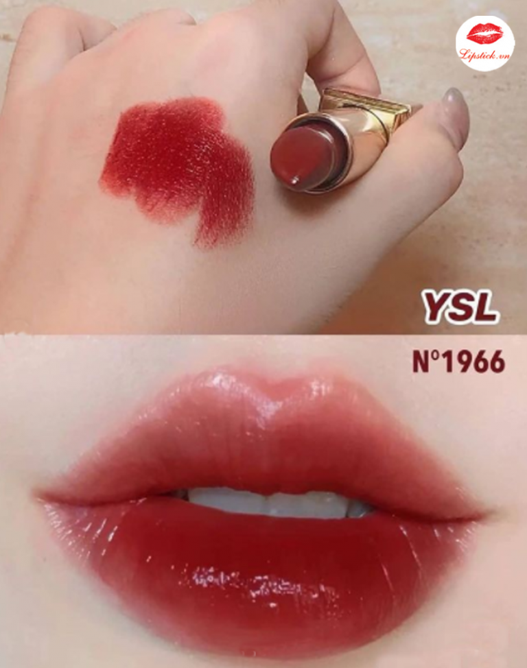 Son YSL 1966 Rouge Libre Màu Đỏ Gạch - MỚI NHẤT