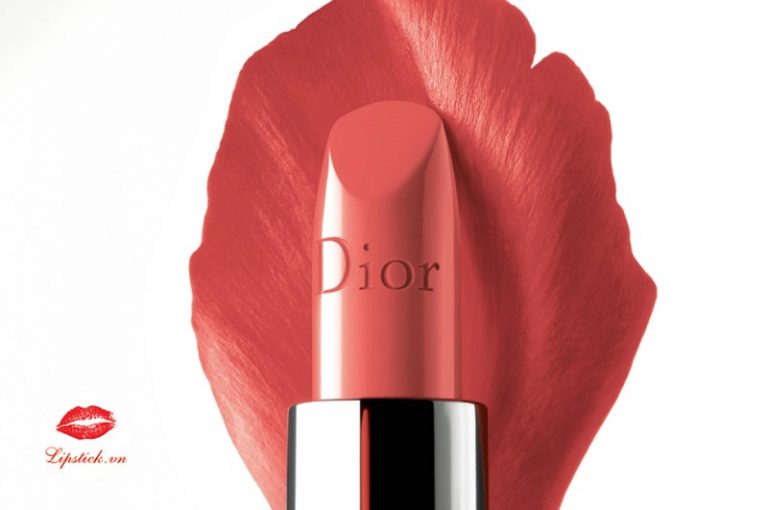 Son Dior Satin 343 Panarea – Cam San Hô MỚI NHẤT Dior Rouge