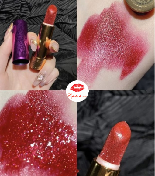 Review Son Gucci Glitter 511 Madge Red Vỏ Tím - Đỏ Trầm Đẹp Hết Nấc