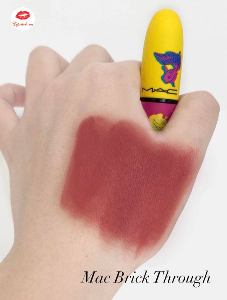 Review Son MAC Brick Through - Hồng Đất Moon Masterpiece Chất