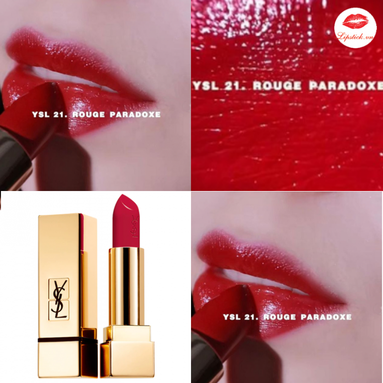 Son YSL 21 Rouge Paradoxe Đỏ Thuần - MỚI NHẤT
