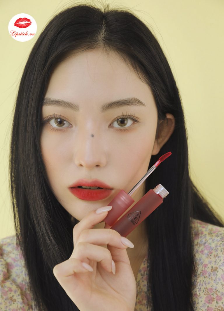 Son 3CE Play Off Đỏ Cam San Hô MỚI Dòng Blur Water Tint