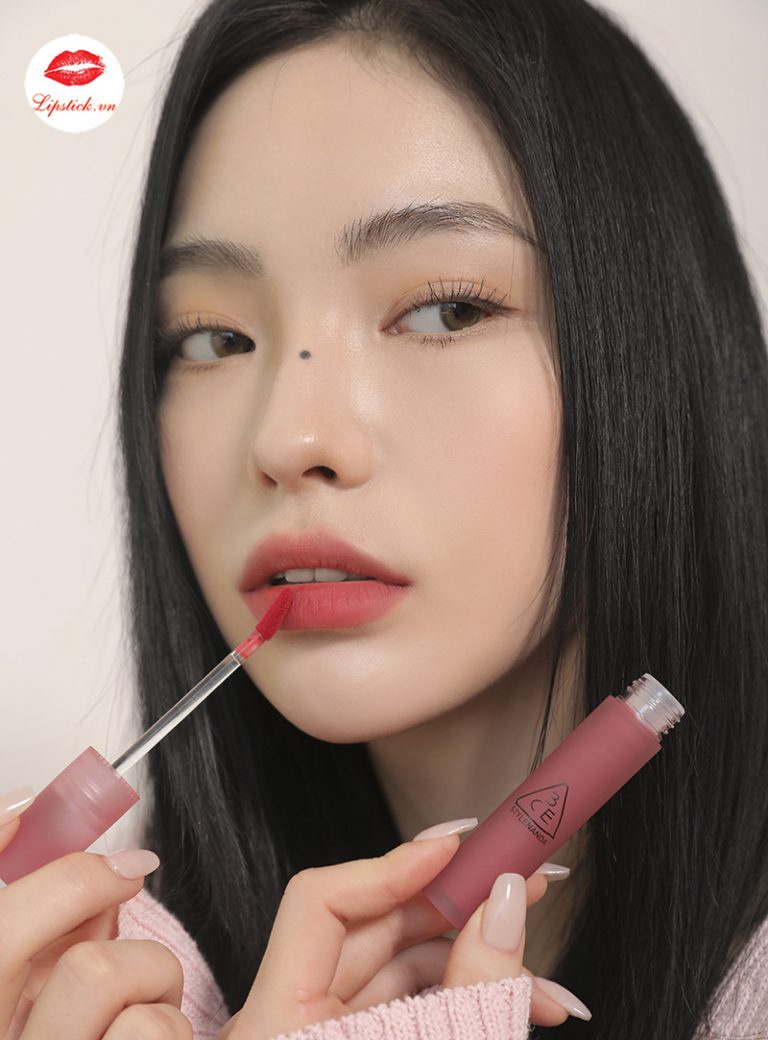 Son 3CE Pink Guava Hồng Đào Dòng Blur Water Tint Đẹp Nhất