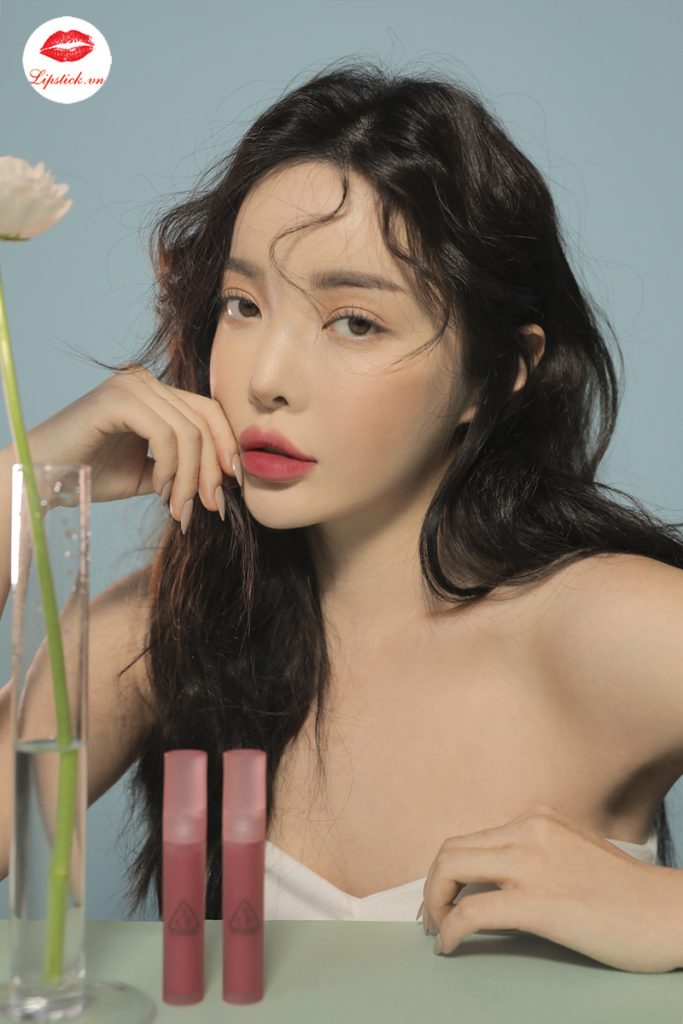 Son 3CE Pink Guava Hồng Đào Dòng Blur Water Tint Đẹp Nhất