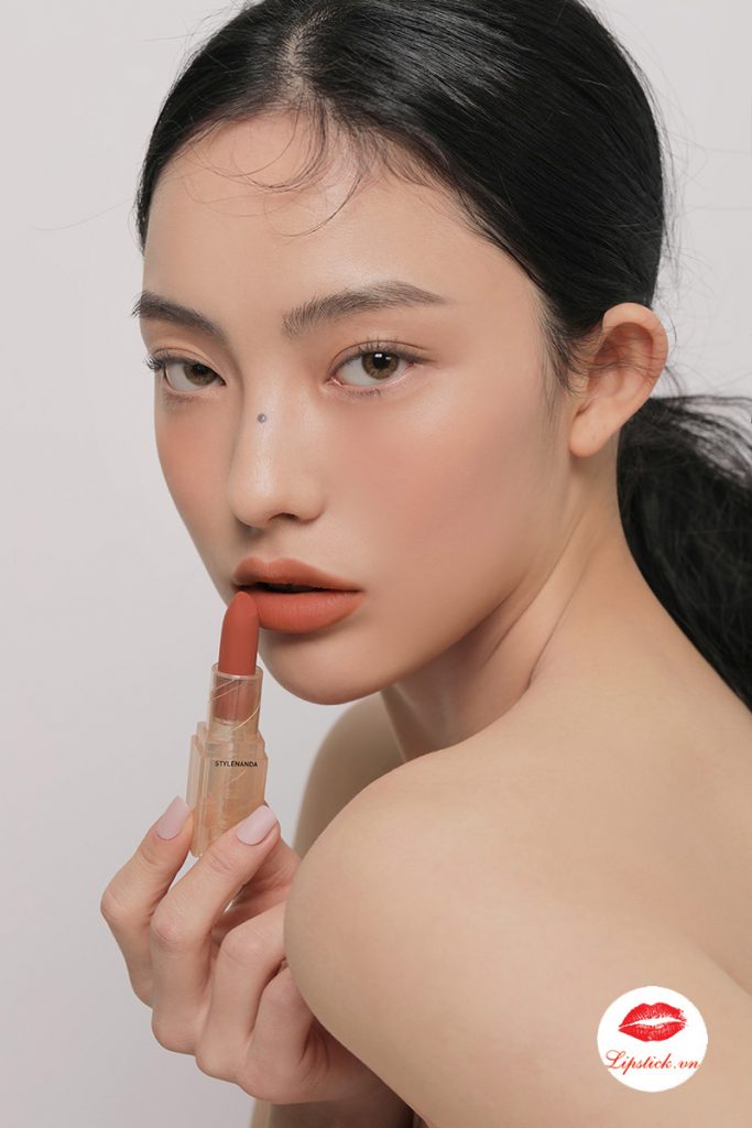 Son 3CE Orange Breeze – Cam Gạch Đỉnh Nhất Dòng Soft Matte Lipstick