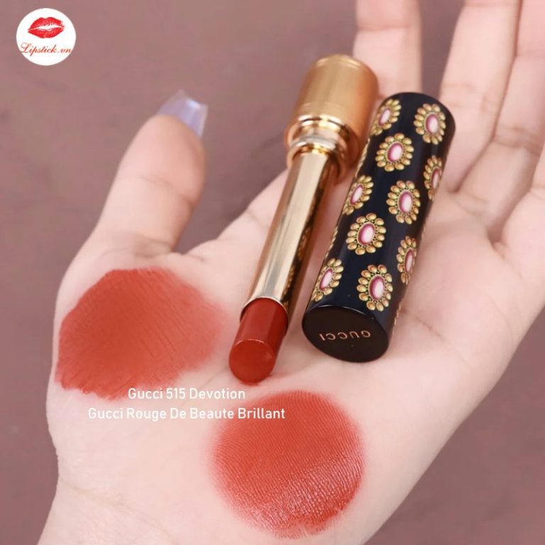 Son Gucci Màu 515 Devotion - Rouge De Beauté Brillant Mới Nhất