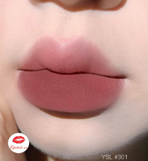 Son YSL 301 Nude Pulsion – Cánh Hồng Khô Dòng Slim Velvet Radical