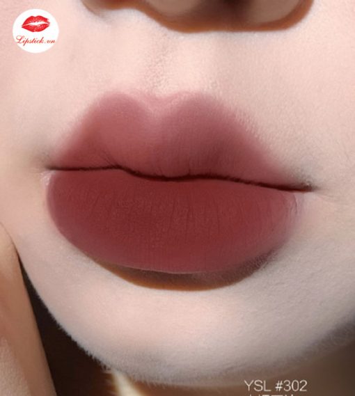 Son YSL 302 Brown No Way Back – Hồng Đất Slim Velvet Radical