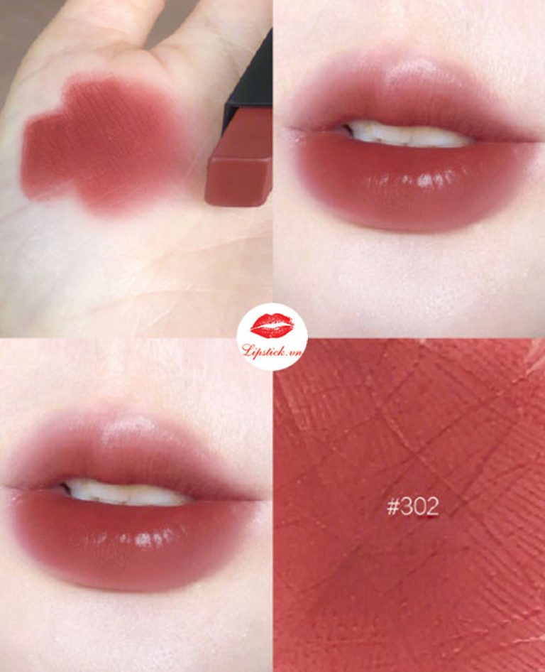 Son YSL 302 Brown No Way Back – Hồng Đất Slim Velvet Radical