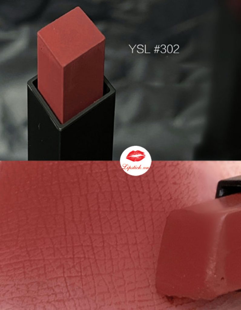 Son YSL 302 Brown No Way Back – Hồng Đất Slim Velvet Radical