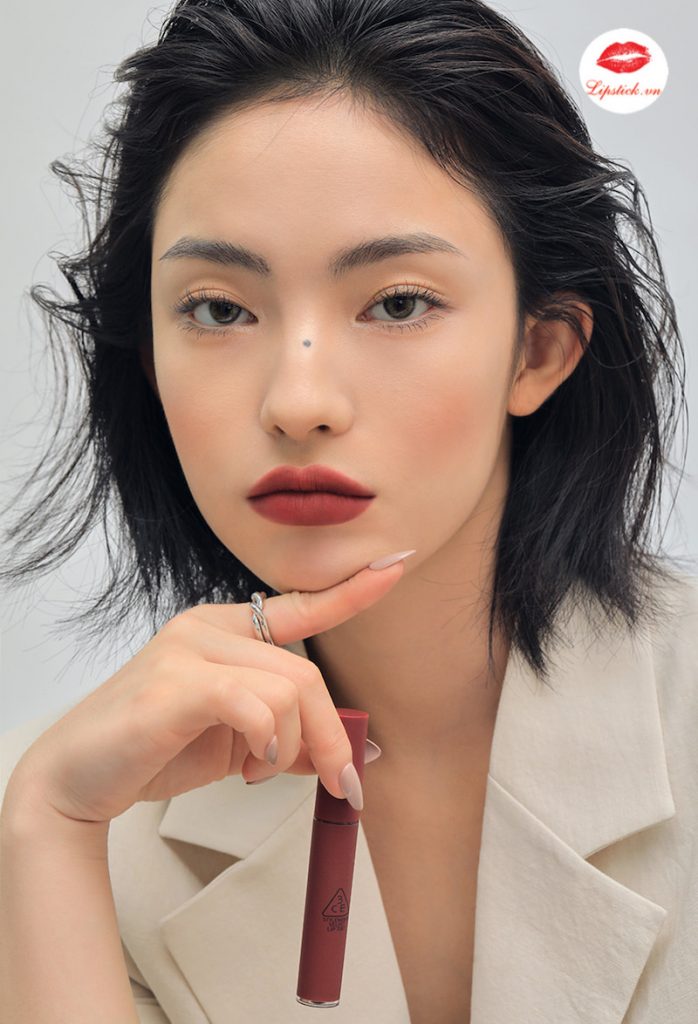 Son 3CE Definition Màu Đỏ Đất - Velvet Lip Tint MỚI, Cực Hot