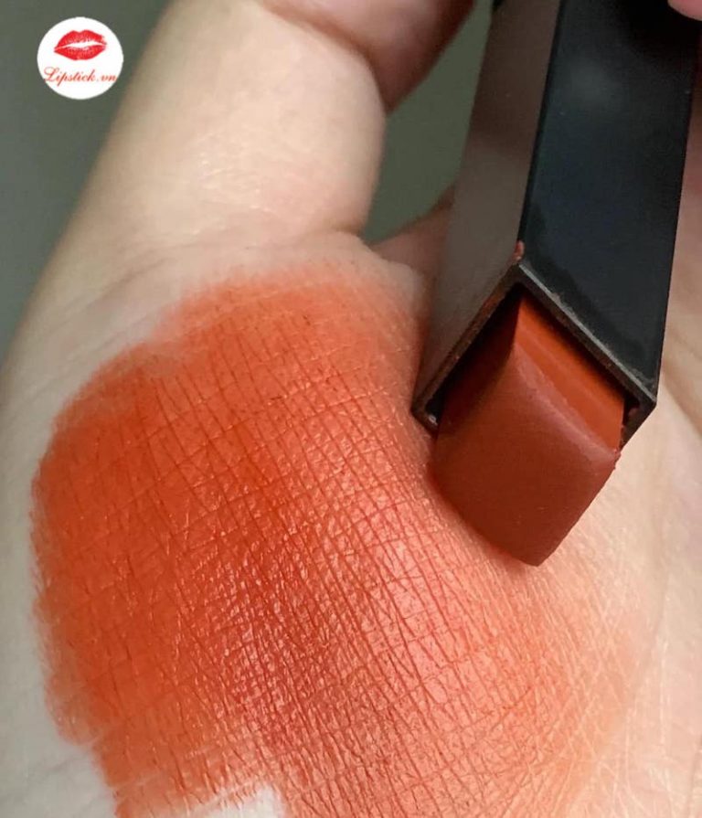 Son YSL 313 Irreverent Cinnamon - Đỏ Cam Cháy Slim Velvet Radical