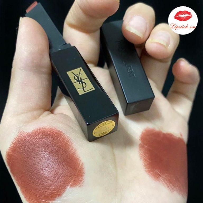 Son YSL 314 Limitless Cinnabar - Phiên Bản Slim Velvet Radical Đỏ Đất