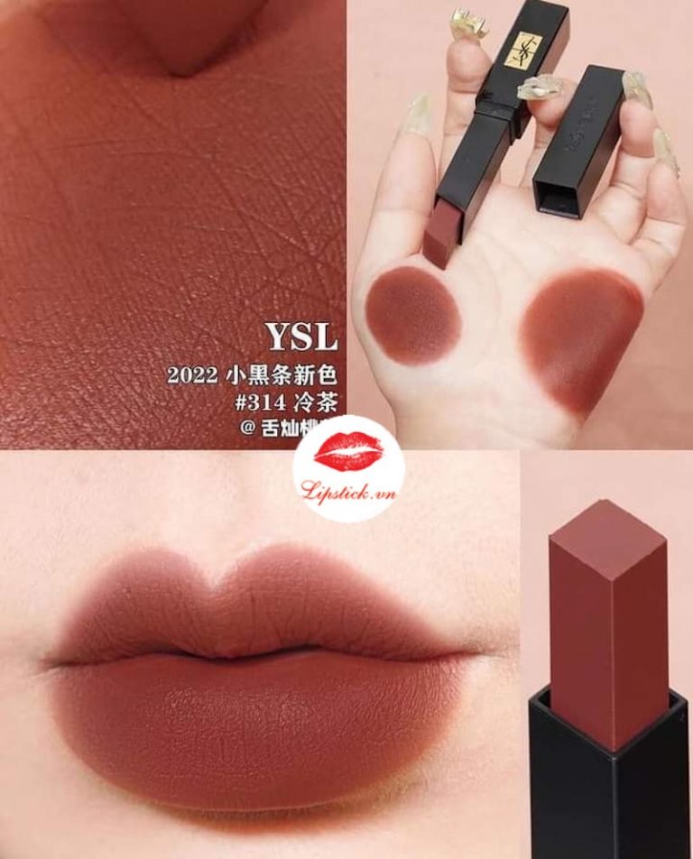 Review Son YSL 314 Limitless Cinnabar Màu Đỏ Đất Đỉnh Nhất