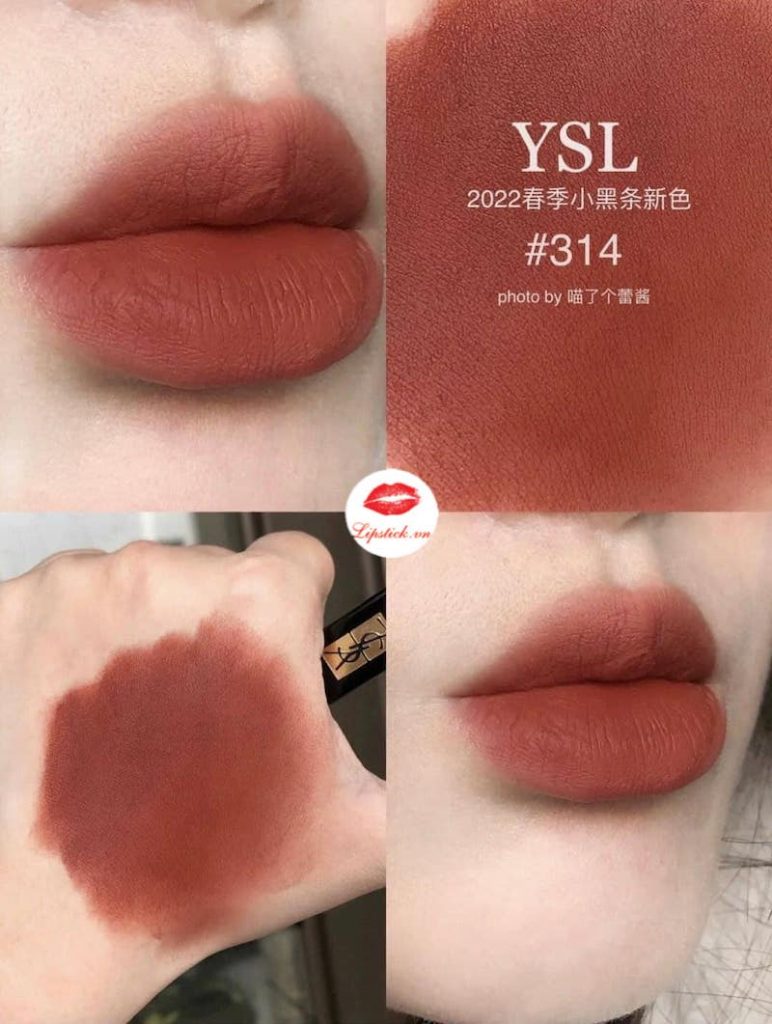 Son YSL Slim Limited 314 Limitless Cinnabar Màu Nâu Tây Hot Nhất