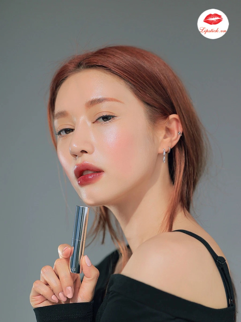 Review Son 3CE Smoky Red - Đỏ Đất Glow Lip Color Mới, Hot Nhất