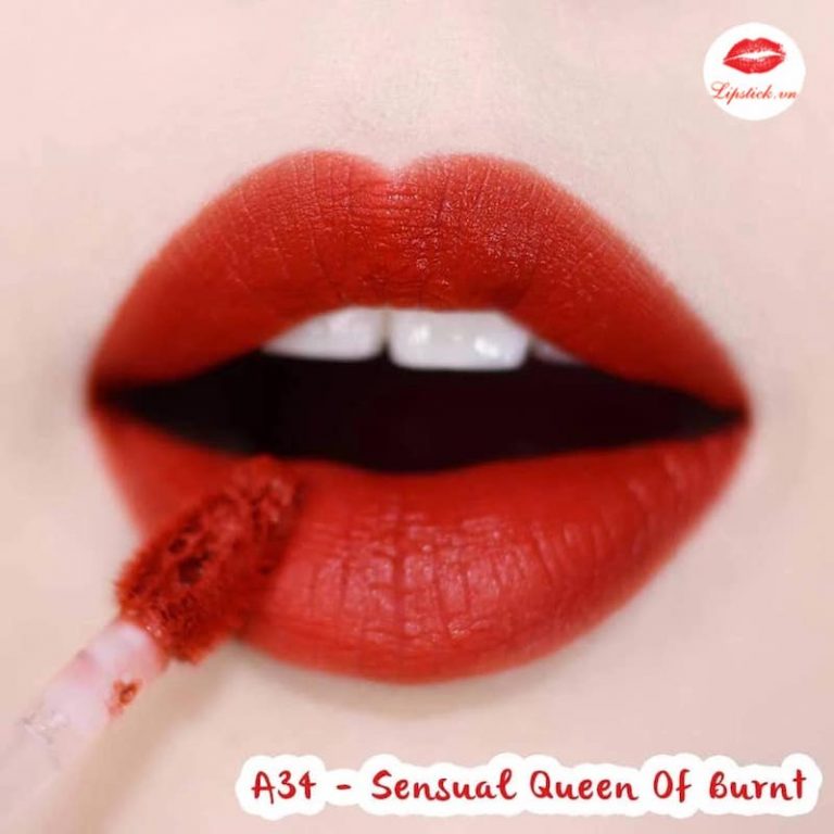 Review Son Black Rouge A34 Sensual Queen of Burnt – Ver 7 Cam Gạch