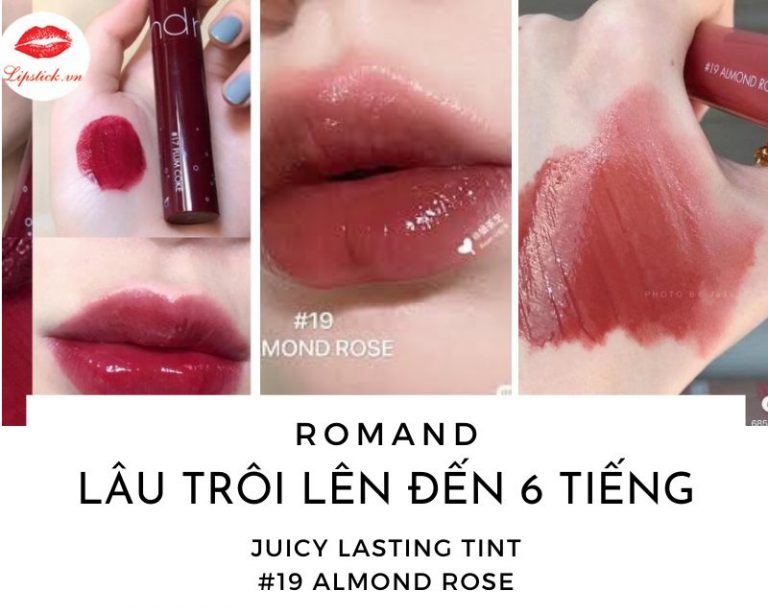 Review Son Romand 19 Almond Rose Màu Hồng Đất Đẹp Nhất Hiện Nay
