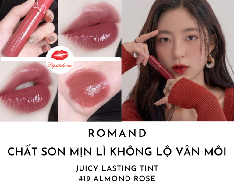 Review Son Romand 19 Almond Rose Màu Hồng Đất Đẹp Nhất Hiện Nay