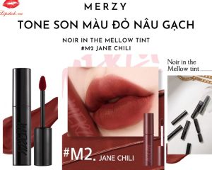 Son Merzy M2 Jane Chili Màu Đỏ Nâu Gạch Đẹp Nhất, Hot Nhất