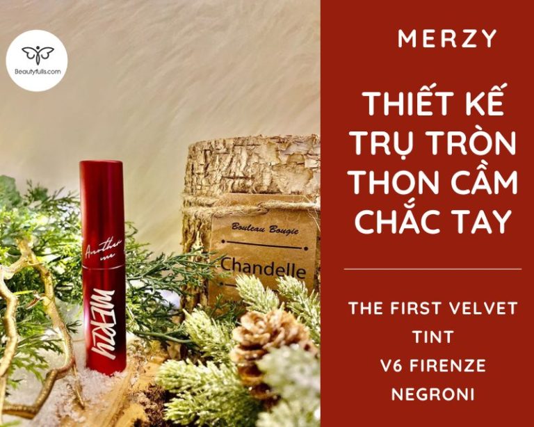 Review Son Merzy V6 Vỏ Đỏ Màu Đỏ Gạch Hot Nhất, Đẹp Nhất