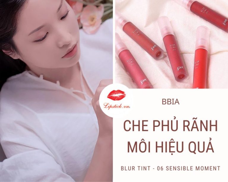 Son Bbia Màu 06 Sensible Moment Màu Cam Đào Nude Đẹp Nhất Vol 2