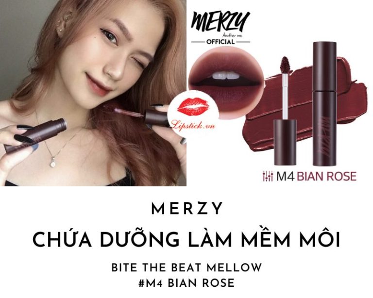 Review Son Merzy M4 Bian Rose Màu Nâu Mận Trầm Đẹp Nhất