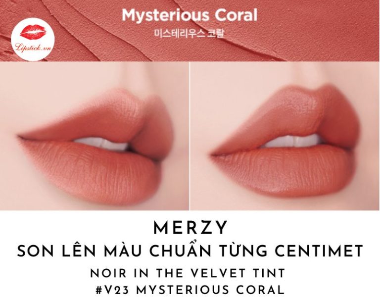 Bảng Màu Son Merzy Mới Nhất 2022 - 2023 Đẹp Nhất, Hot Nhất