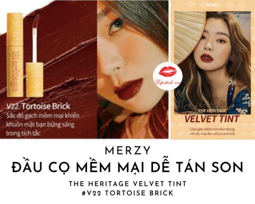 Review Son Merzy V22 Tortoise Brick Màu Đỏ Gạch Ánh Nâu Đẹp Nhất