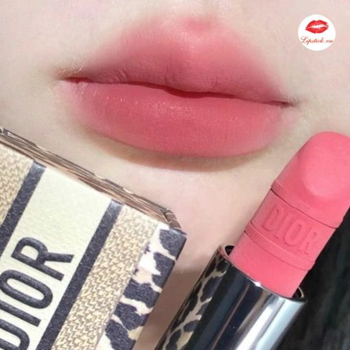 Son Dior 564 Pink Leopard Velvet Màu Hồng Đào Limited Mới Nhất